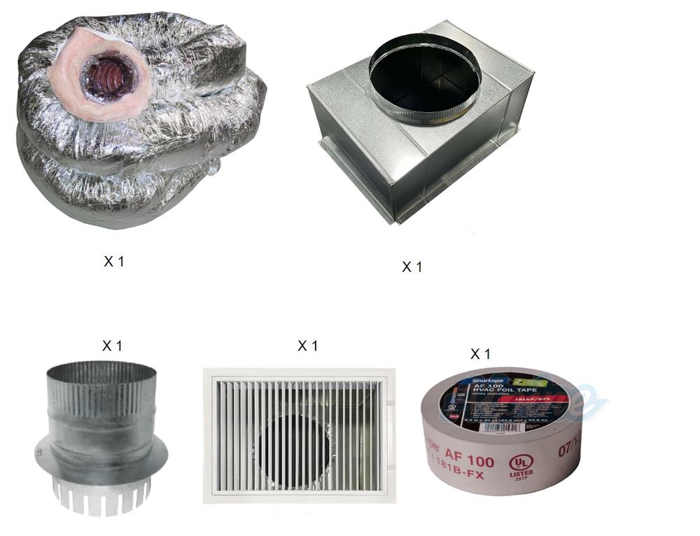 Alpine AH 12CD KIT5 Concealed Duct Return Kit for 12000 btu concealed ...