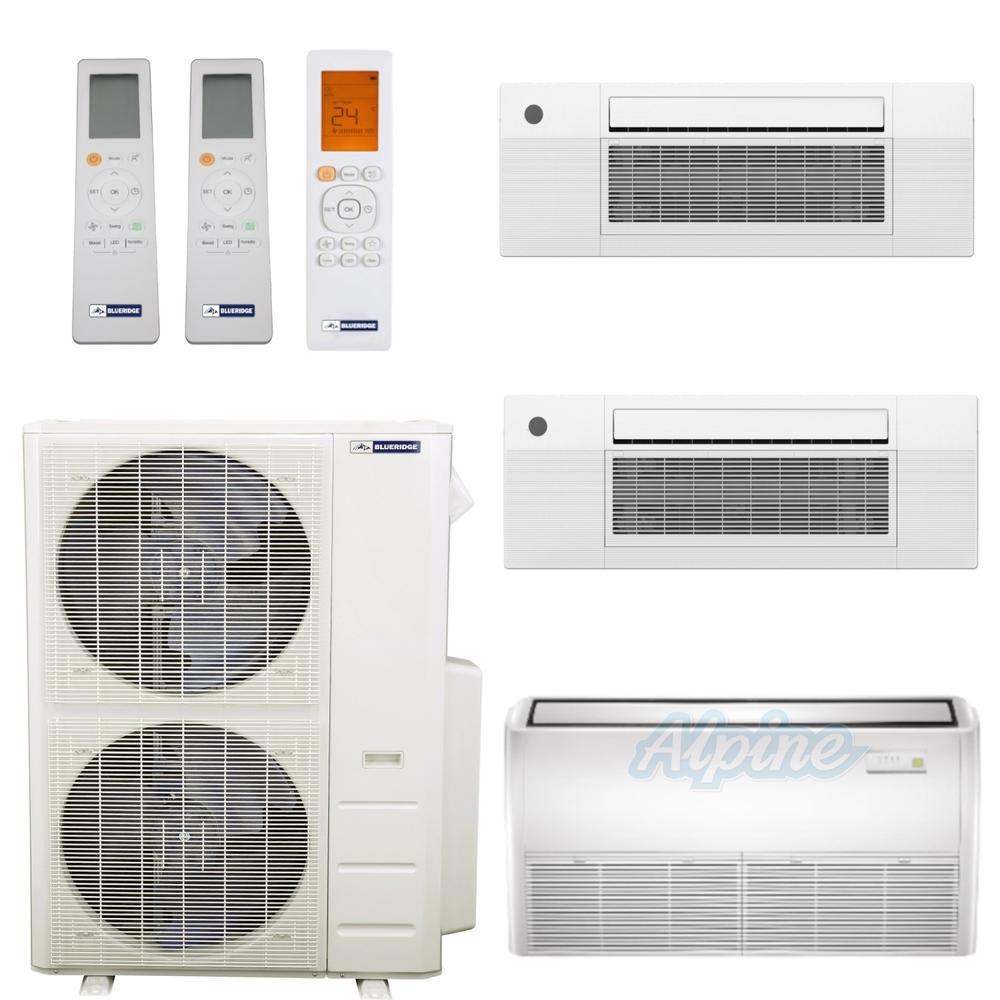 Blueridge BMM4821-18C2-18C2-18F 48,000 BTU (4 Ton) 21 SEER / 21.1 SEER2 ...