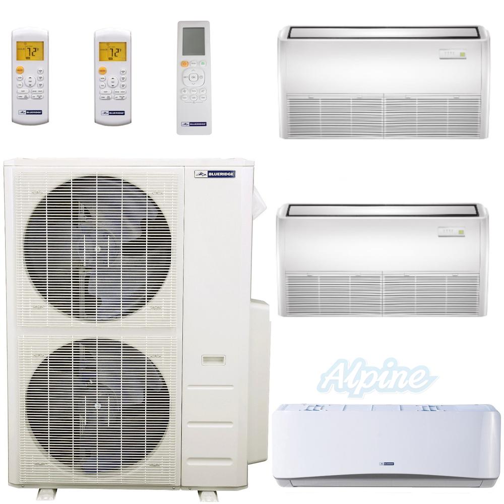 Blueridge BMM4821-12W-24F-24F 48,000 BTU (4.0 Ton) 21 SEER - M2 SERIES ...