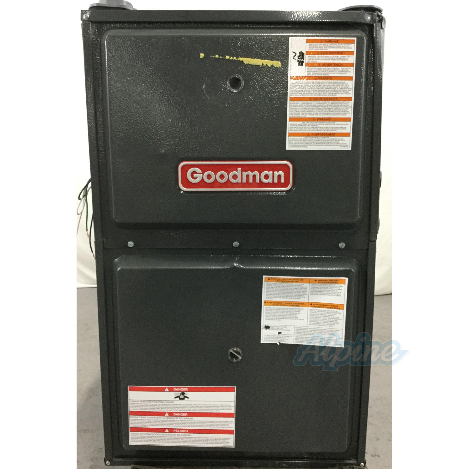 Goodman GMES961005CN (Item No. 650620) 100,000 BTU Furnace, 96% ...