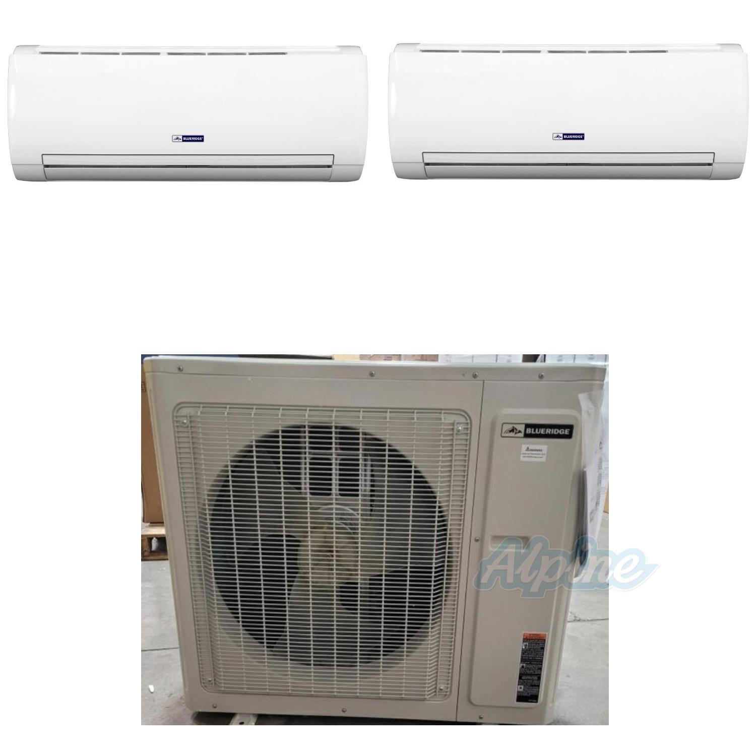 Blueridge BMKH24M-NDG3-BMKH12M-LM-BMKH12M-LM SND-KIT 16 SND 24,000 BTU ...