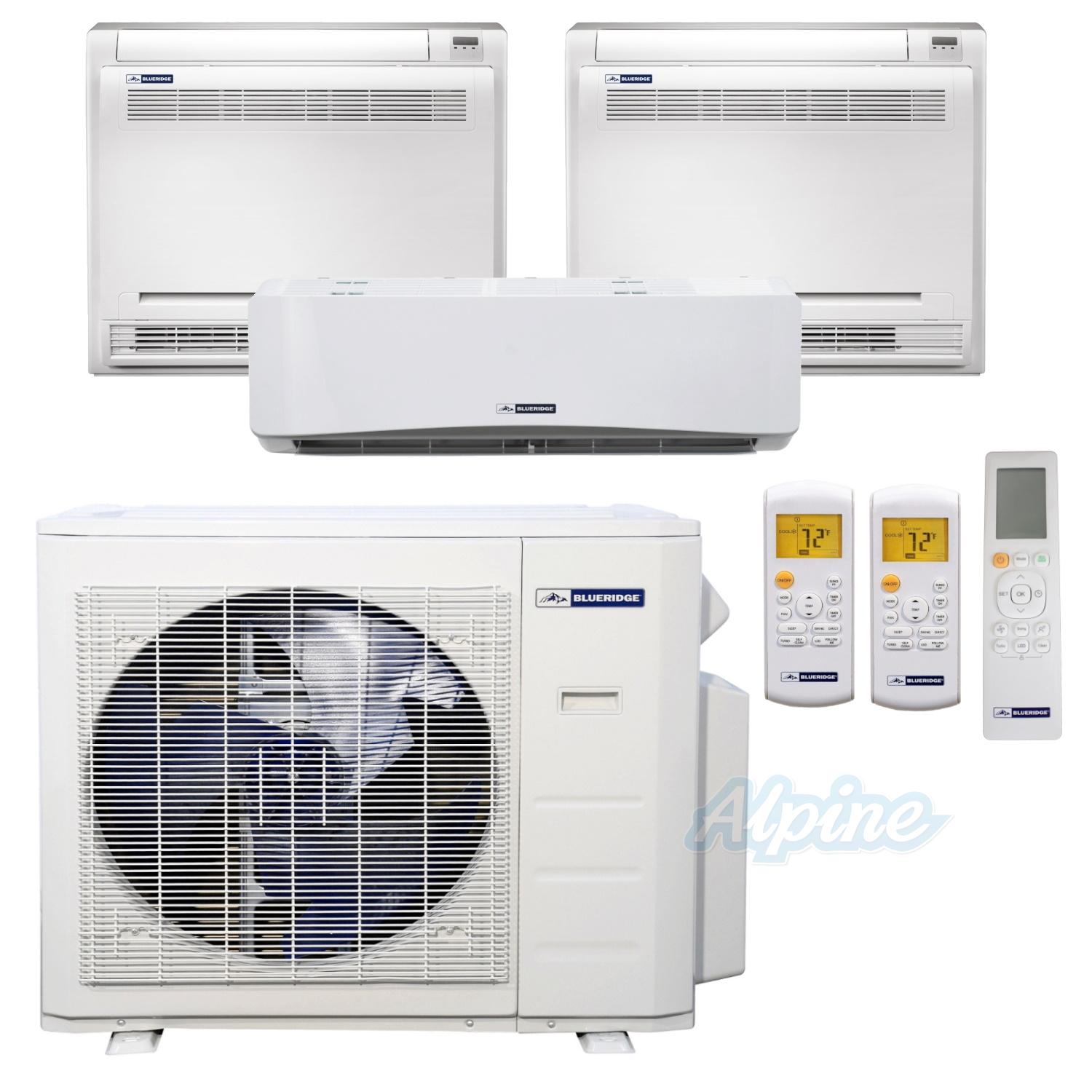 Blueridge BMM2723-9W-12L-12L 27,000 BTU (2.0 Ton) 22.5 SEER - M2 SERIES ...