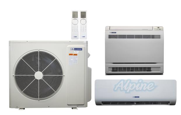 Blueridge BXM2Z30UC0-9LW-9WM 28,400 BTU (2.4 Ton) 2-Zone 21 SEER2 ...